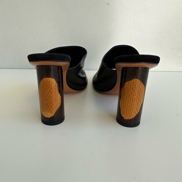 Celine | Shoes | Celine Pirate Mules Black Sandals Shoes Sz 36 Prefall ...